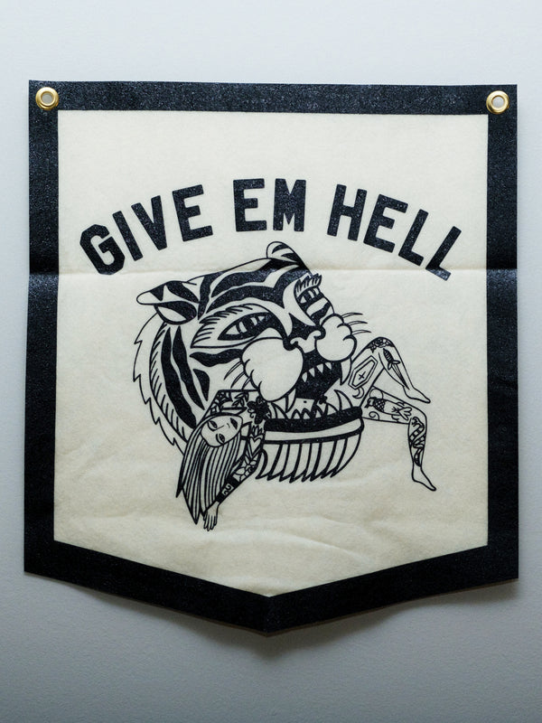 Give Em Hell Banner - Grit N Glory