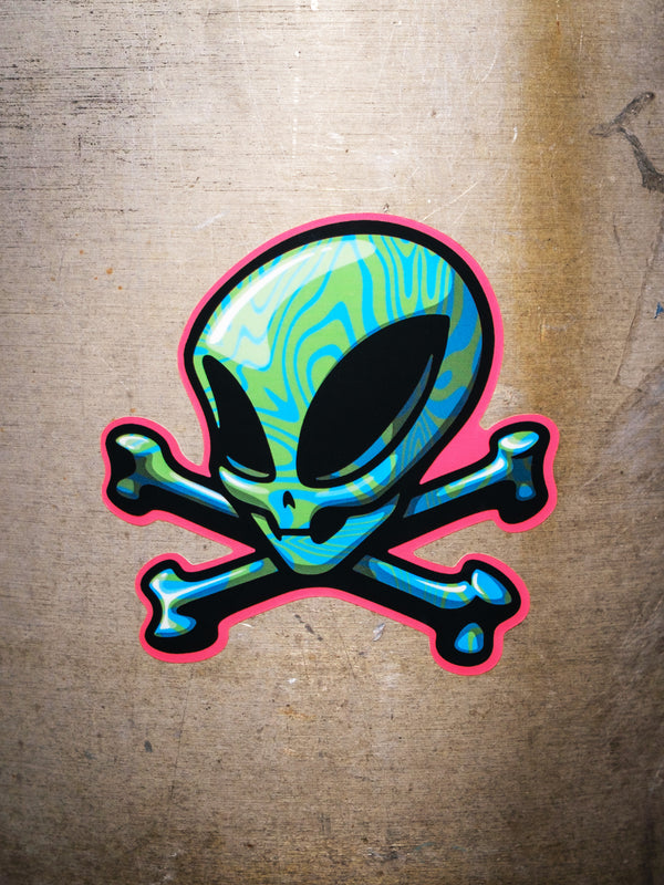 Alien Sticker - Grit N Glory