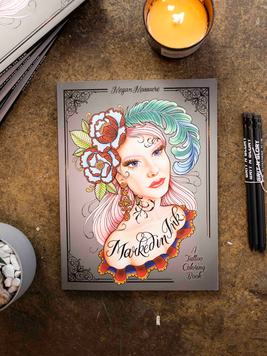 Marked In Ink: A Coloring Book - Grit N Glory