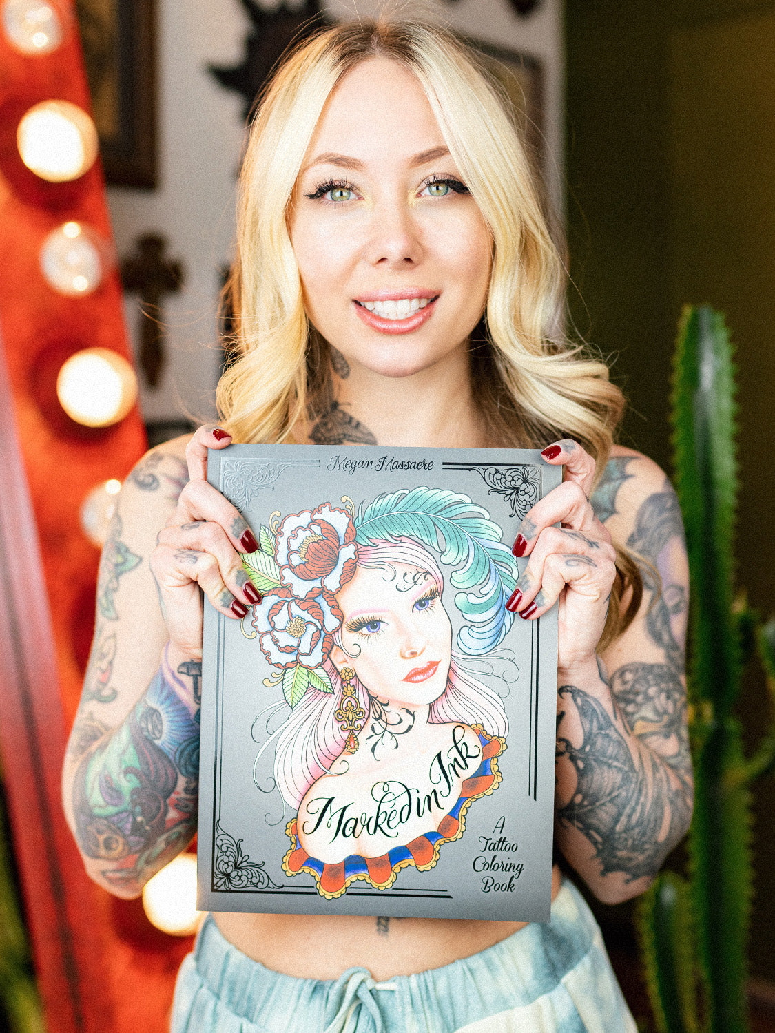 Marked In Ink: A Coloring Book - Grit N Glory